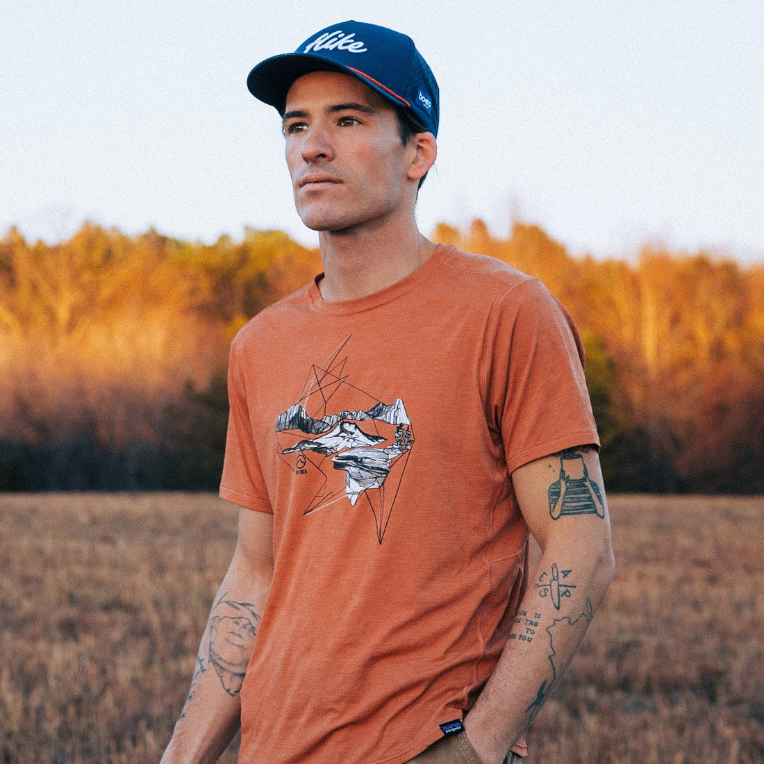 Men's Triple Crown Tee: Patagonia x The Trek Edition