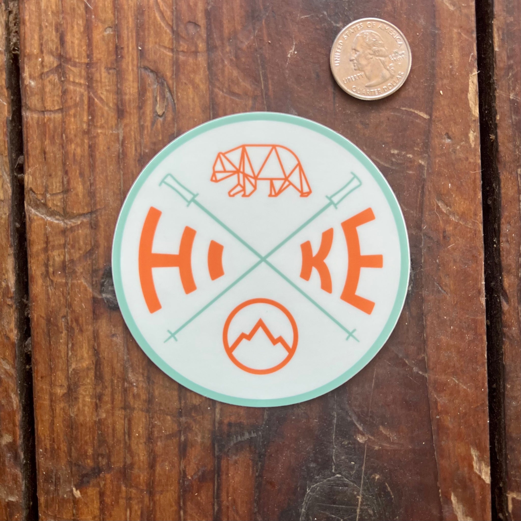Hike Stickers (Circle) – The Trek